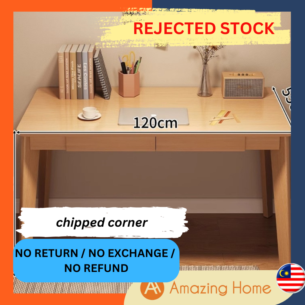 🔥Offer Price [Rejected Item] Stock Clearance 🔥120cm Study Table Writing ...