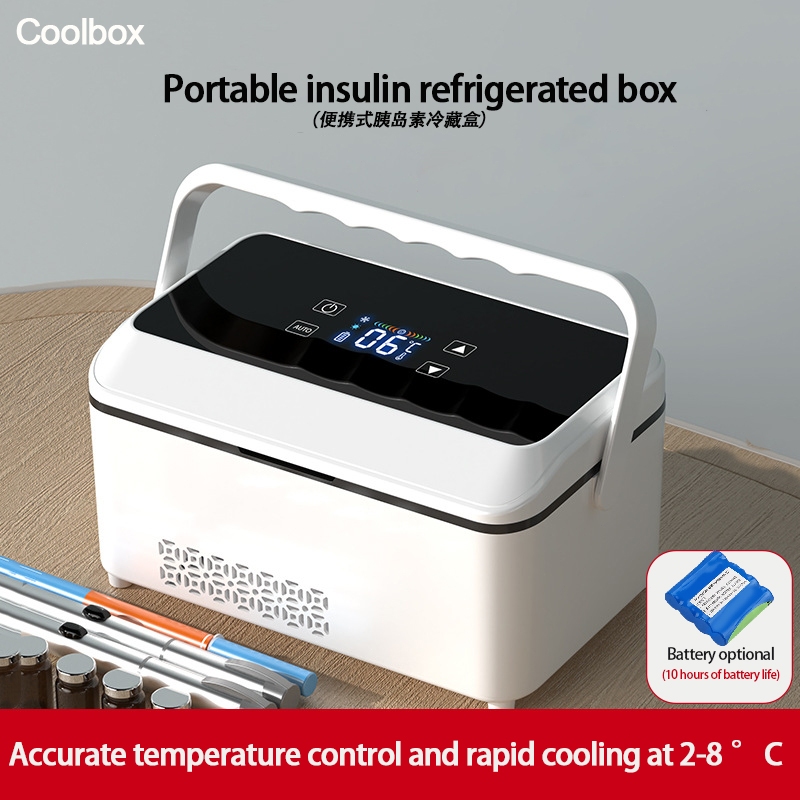 Coolbox Portable Insulin Cooler Medicine Refrigerated Box Medicine ...