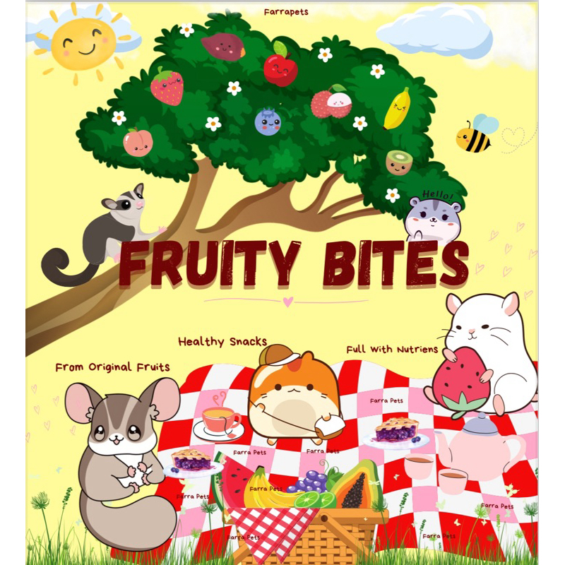 Fruity Bites for small animals (Real Fruits) | Shopee Malaysia