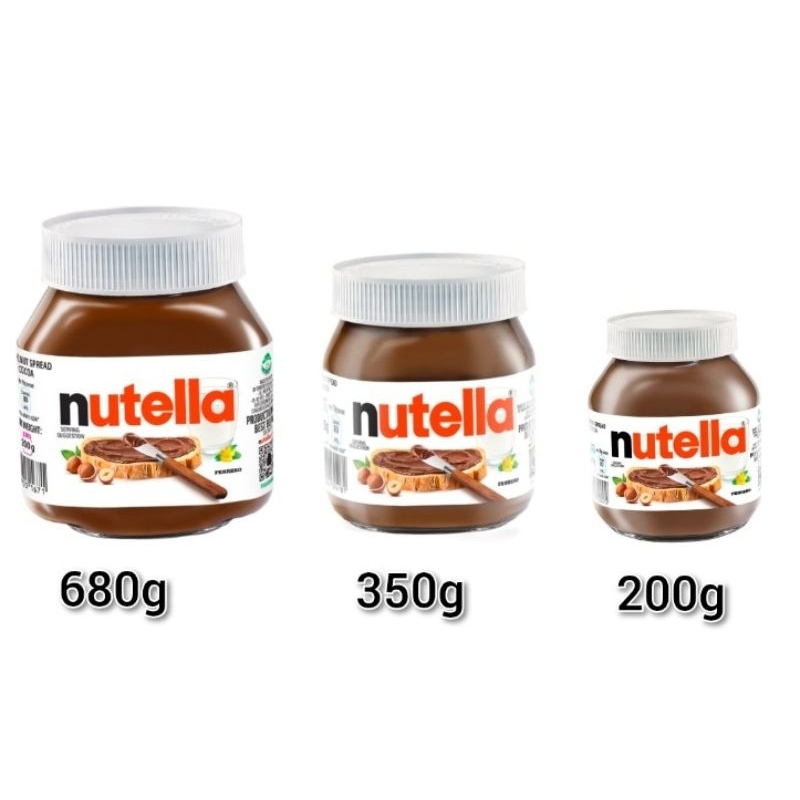 Nutella Hazelnut Spread with Cocoa 200g/350g/650g | Shopee Malaysia