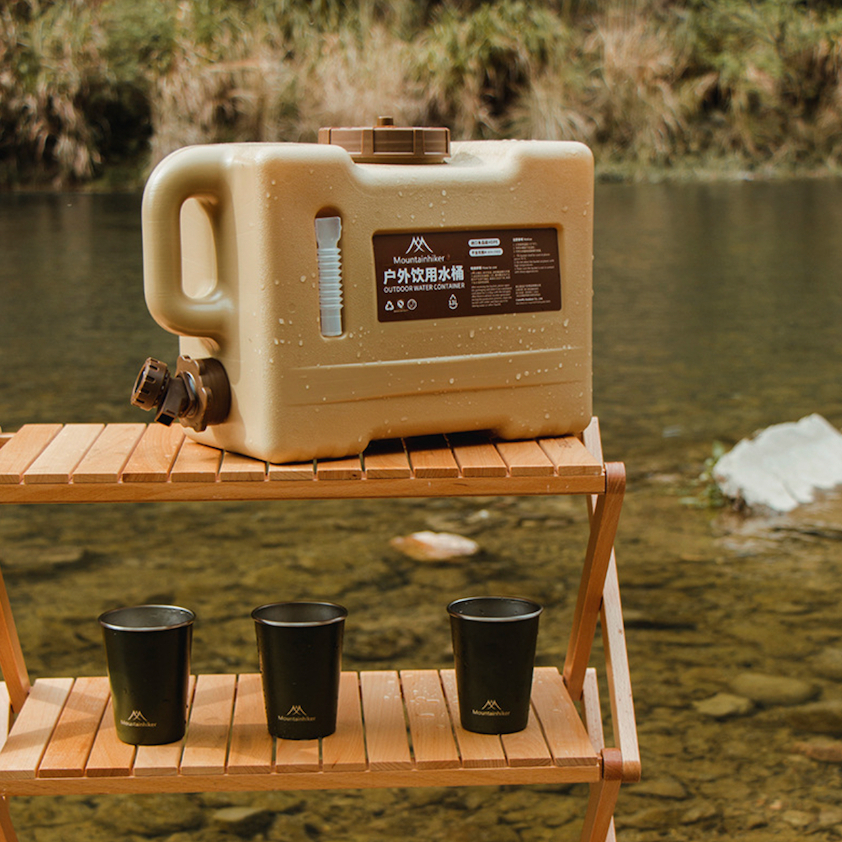 MOUNTAINHIKER water tank outdoor bucket camping container large 22L 13L ...