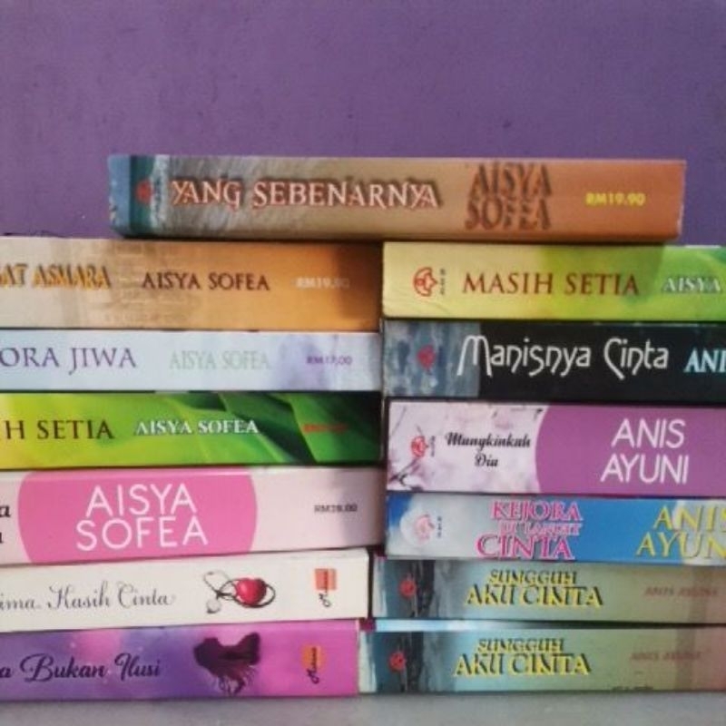 novel Preloved & terpakai Aisya Sofea & Anis Ayuni | Shopee Malaysia