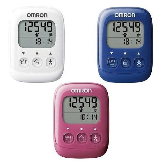 (1 UNIT) OMRON HJ-325 WALKING STYLE PEDOMETER ( WHITE || BLUE || PINK ...