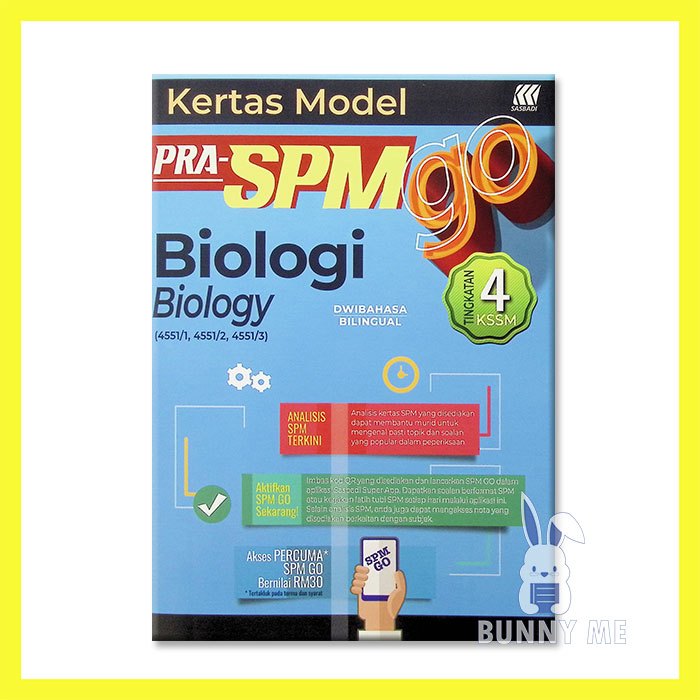 [BUNNY] 2024 Buku Latihan : Kertas Model Pra-SPM Go Tingkatan 4 Kssm - Sasbadi | Shopee Malaysia