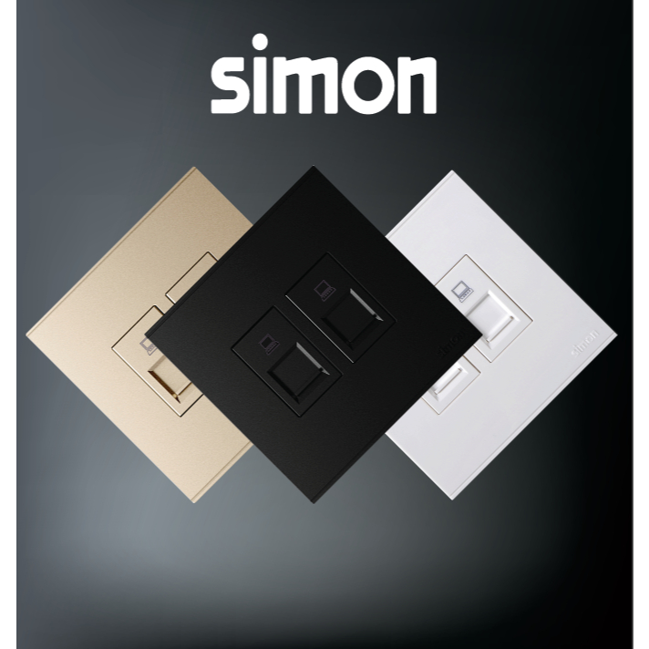 Simon E6 Series Switch / Switches & Socket Outlet (BLACK / WHITE ...