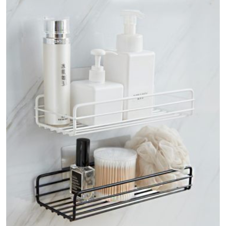 Stainless Steel Wall Mount Rack for Bathroom Toiletries - Multipurpose ...