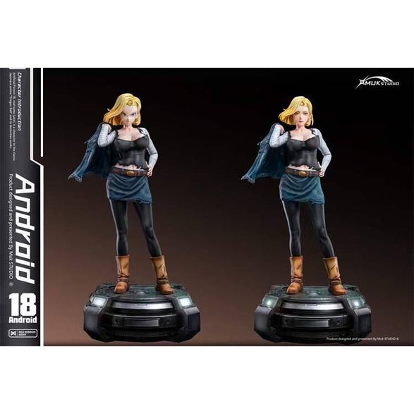 Muk Studio - Android 18 Dragon Ball Resin Statue GK Anime Figure ...