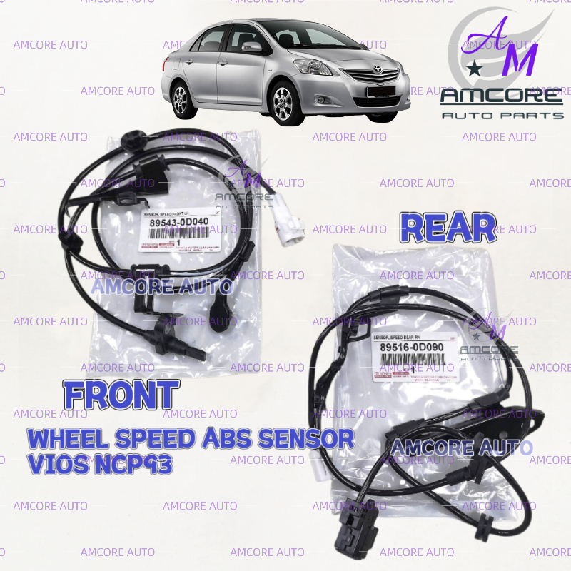 TOYOTA VIOS NCP93 - ABS SENSOR / ABS WIRE / SPEED SENSOR / WHEEL ...