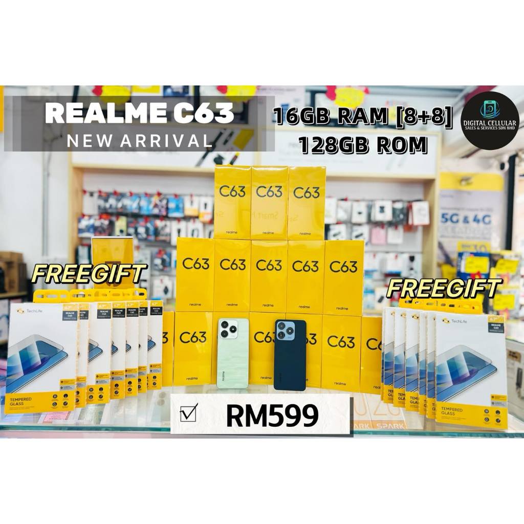 REALME C63 4G (8GB RAM + 8GB RAM EXTEND / 128GB ROM) | Shopee Malaysia