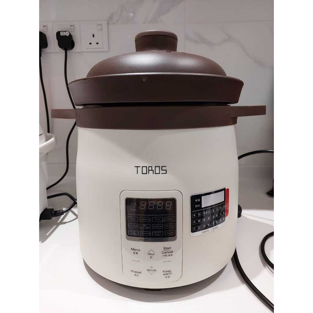 (USED)BUFFALO TOROS Multifunction Zisha Pot Stew Cooker 5L | Pre-set ...