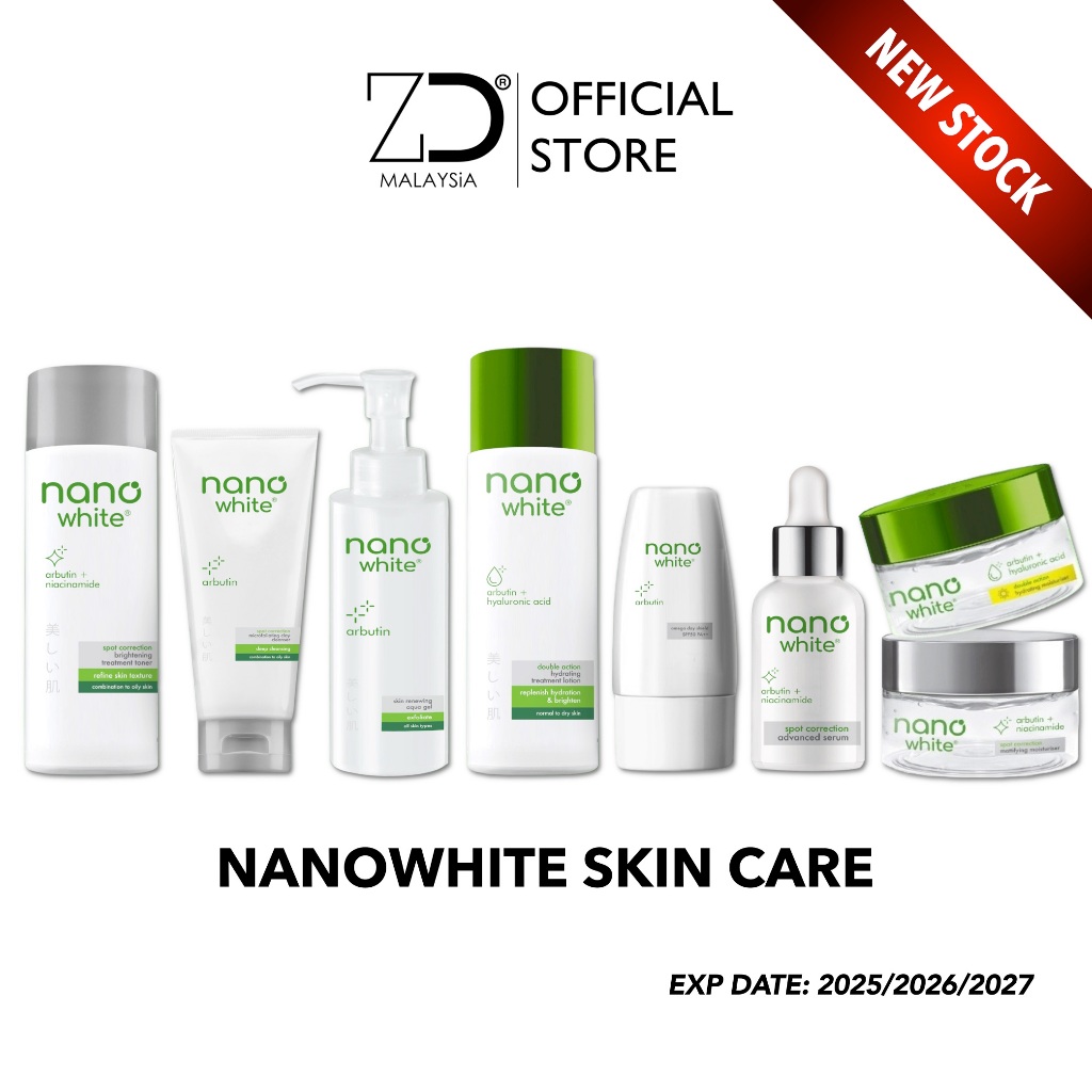 NANOWHITE SKIN CARE[ARBUTIN ALL NEW](nanowhite toner/microfoliating ...