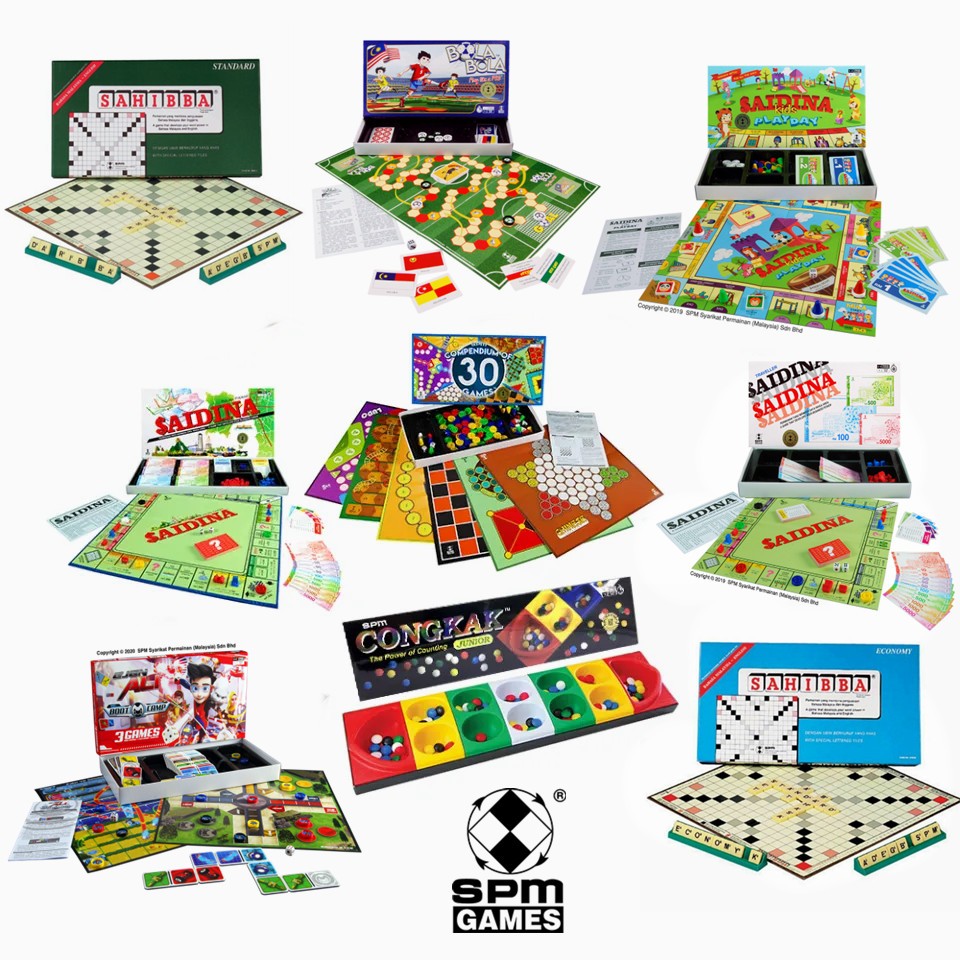 SPM Board Game Series Mainan Keluarga SPM Education Boardgame | Shopee ...