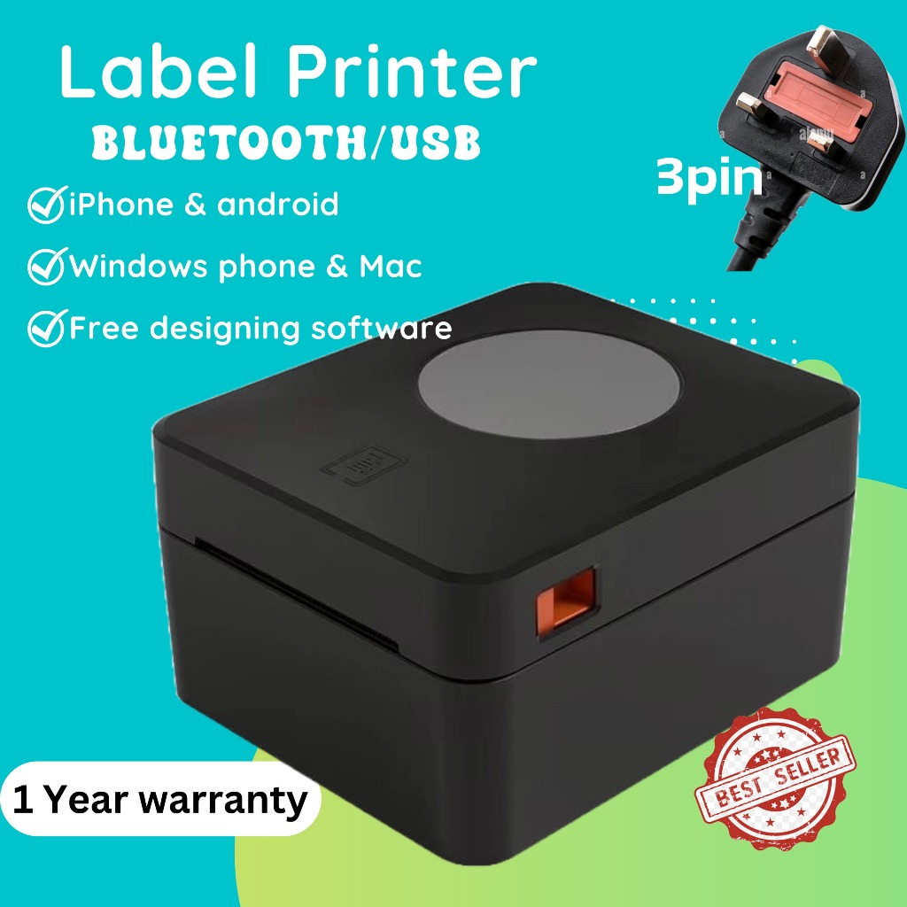 A6 Thermal Printer Shipping Label Printer Air WayBill Barcode ...