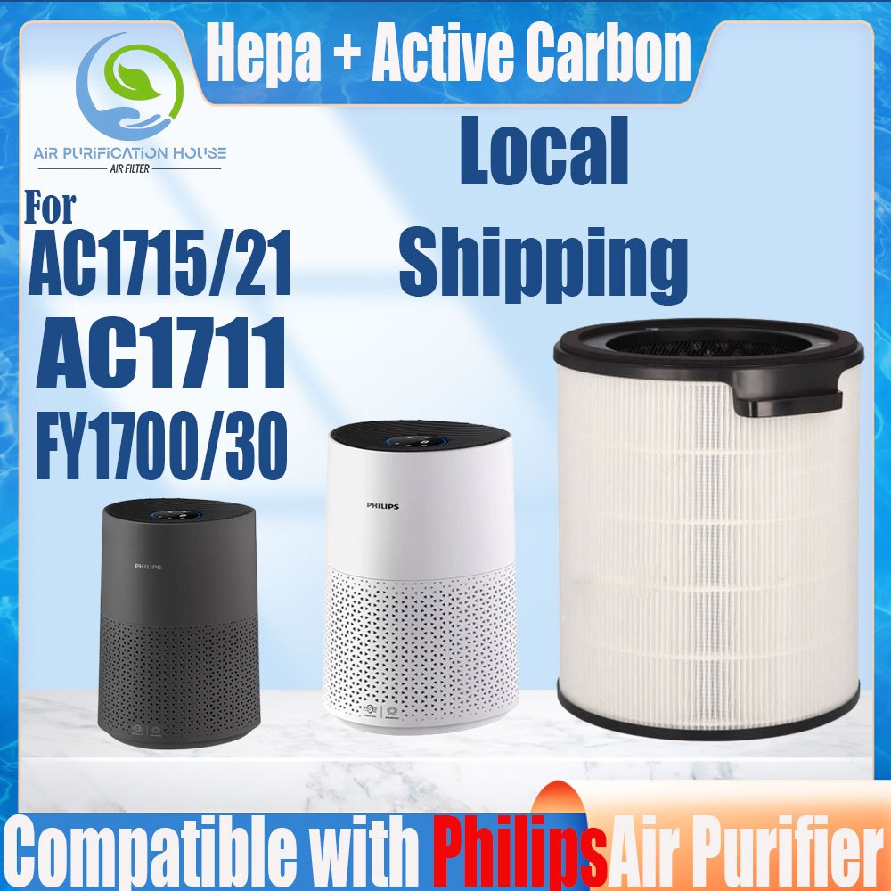 Replacement Compatible with philips ac1715/21 fy1700/30 AC1711 Filter ...
