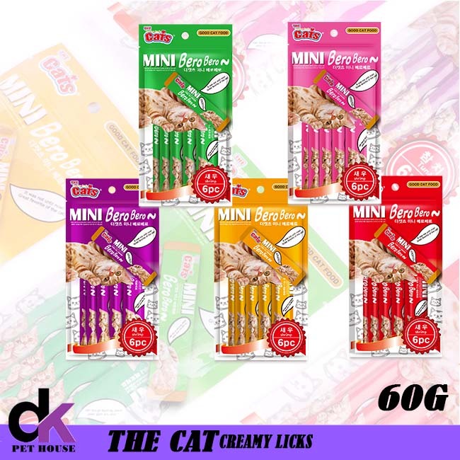 The Cat Creamy Lick Snack / Cat Puree Sticks 60G | Shopee Malaysia