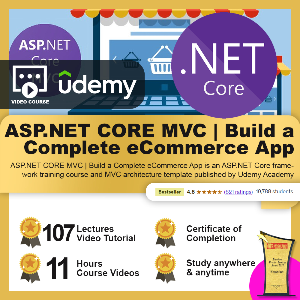 [Video Course] ASP.NET CORE MVC | Build a Complete eCommerce App | Shopee Malaysia