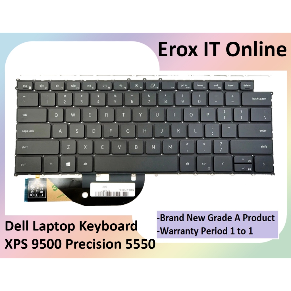 Dell Precision 5550 5560 5750 5760 XPS 9500 9510 9700 9710 0K3VC4 P91F ...