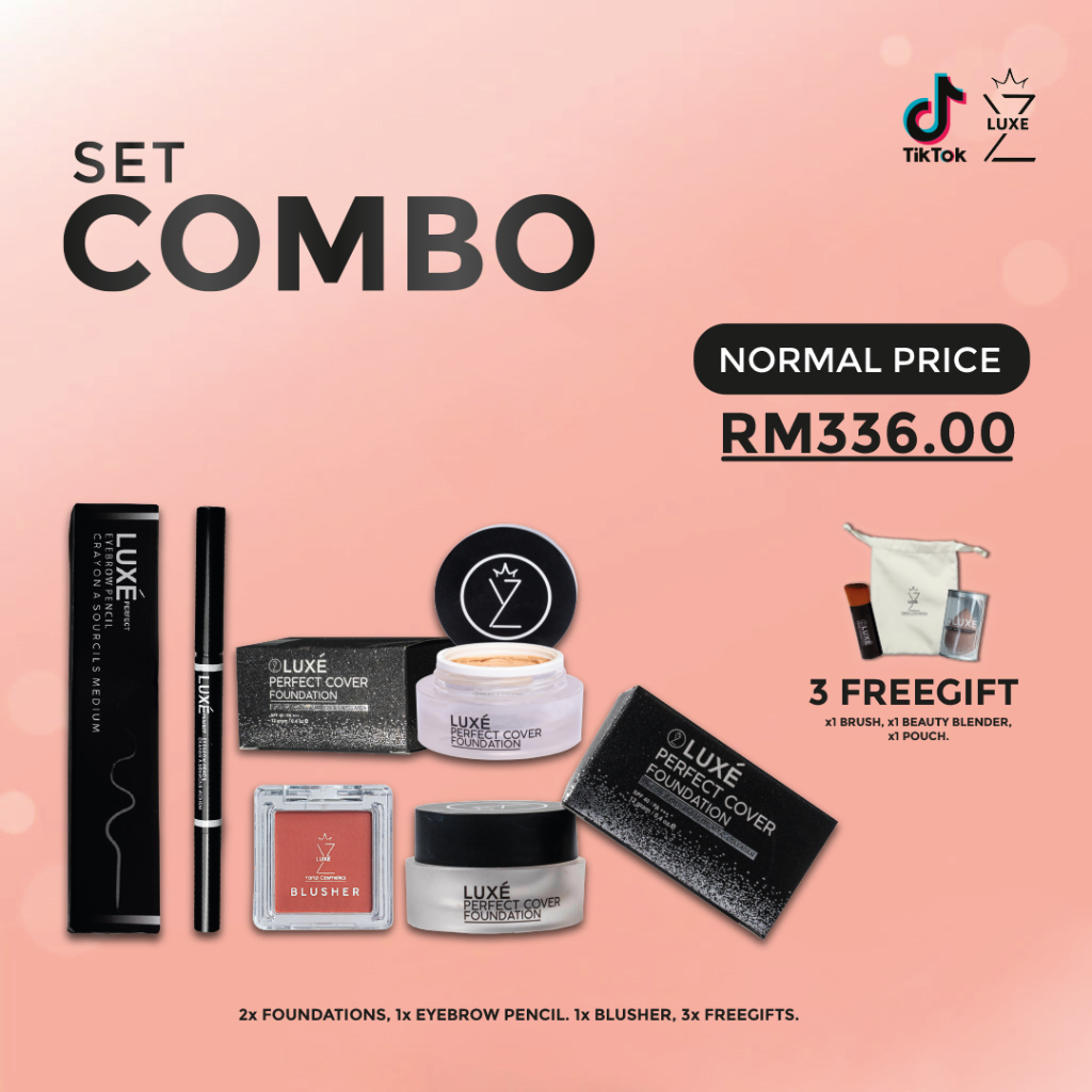 ( LUXEPERFECTCOVER - SET COMBO ) LUXE PERFECT COVER 100% ORIGINAL | Shopee Malaysia