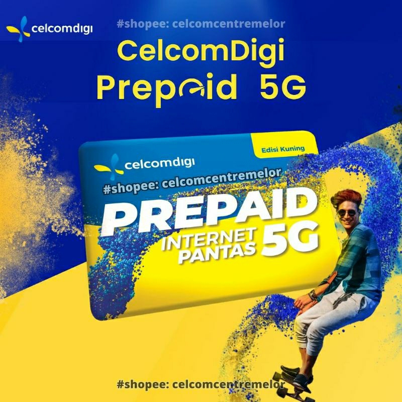 SIM DIGI PREPAID EDISI KUNING HIGH SPEED (fast shipping) | Shopee Malaysia