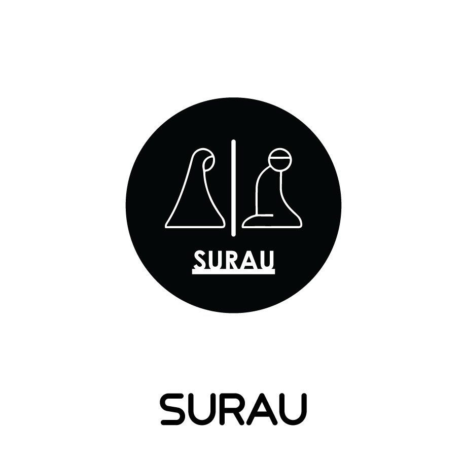 UMAKE Sign board toilet - rest room sign - Acrylic sign - pop up ...