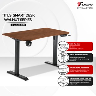 TTRacing Titus Ergonomic Standing Table Height Adjustable Table ...