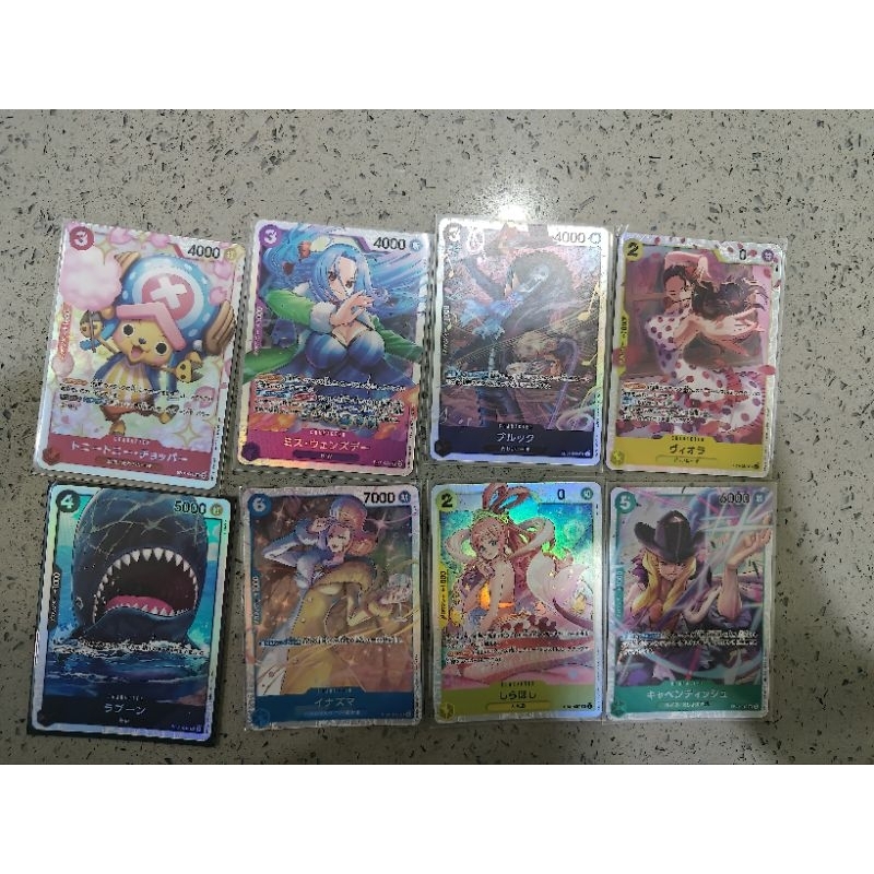 One Piece OPTCG EB01 SR Chopper Vivi Brook Viola Laboon Inazuma ...