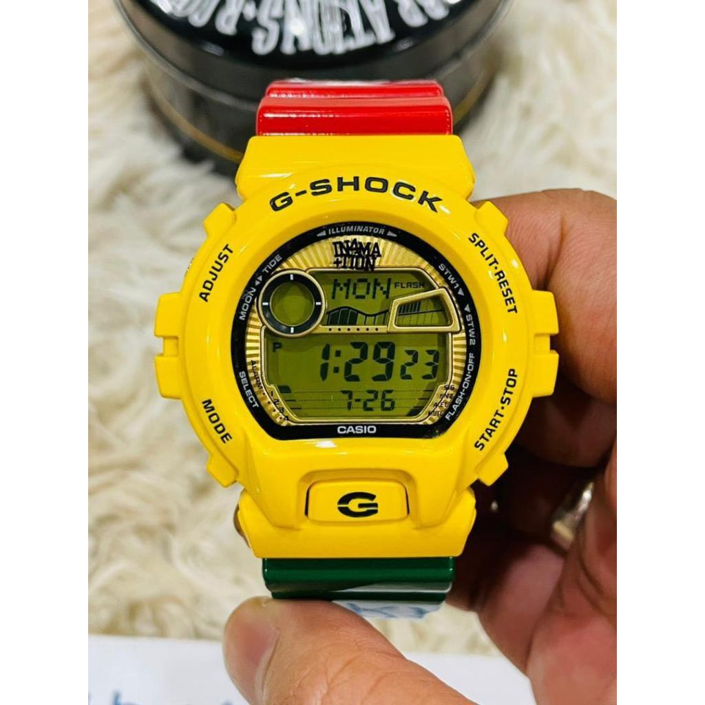 100% Ori Japan Made GLX 6900 Rasta Limited Edition Watch for unisex ...