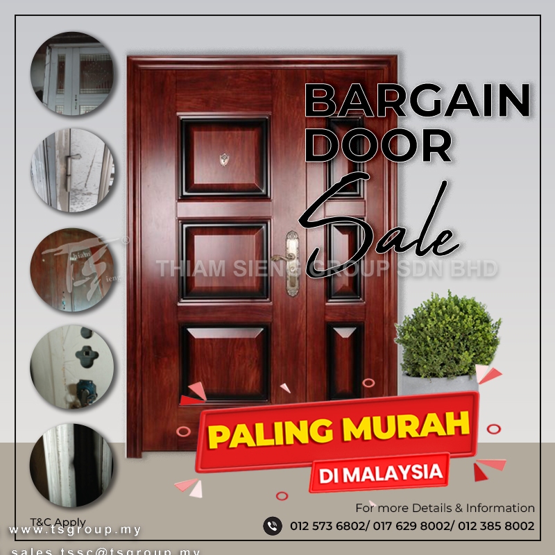 ELITEDOOR Bargain Corner Promotion Son & Mother Security Door | Shopee Malaysia