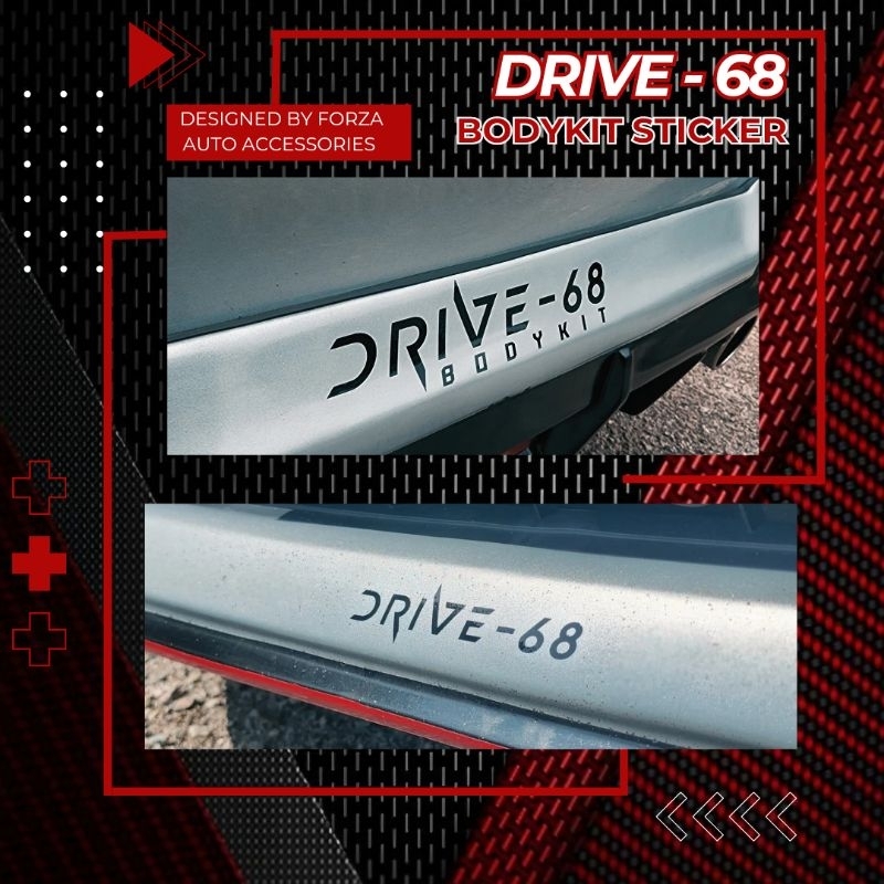 Car Sticker DRIVE 68 BODYKIT D68 Sticker Kereta | Shopee Malaysia