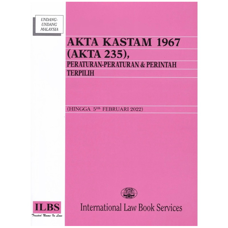 AKTA KASTAM 1967 (AKTA 235) | Shopee Malaysia