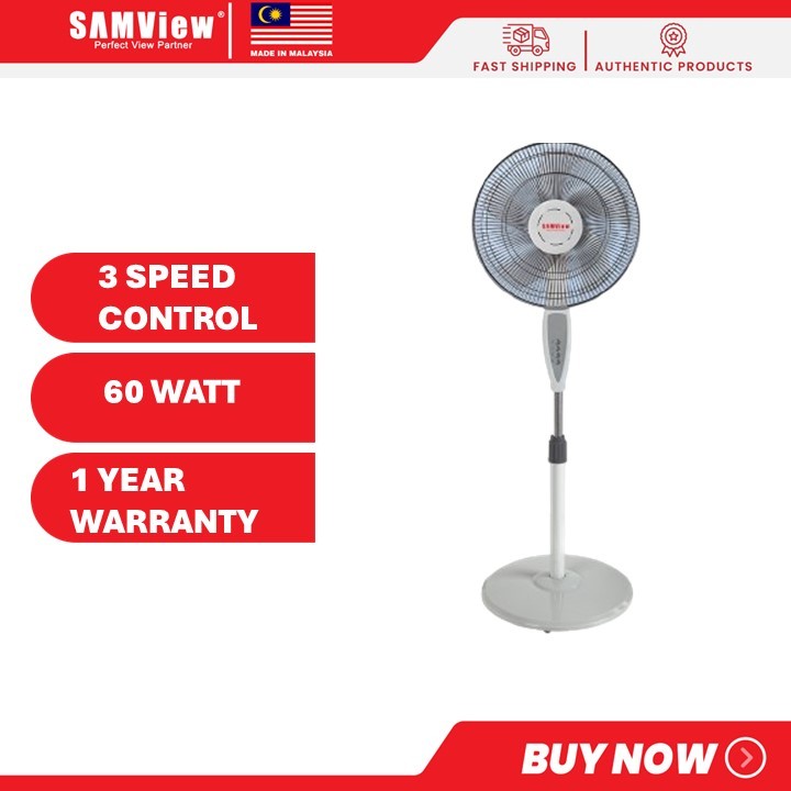 SAMView Pana Stand Fan (16") Kipas Berdiri | Shopee Malaysia