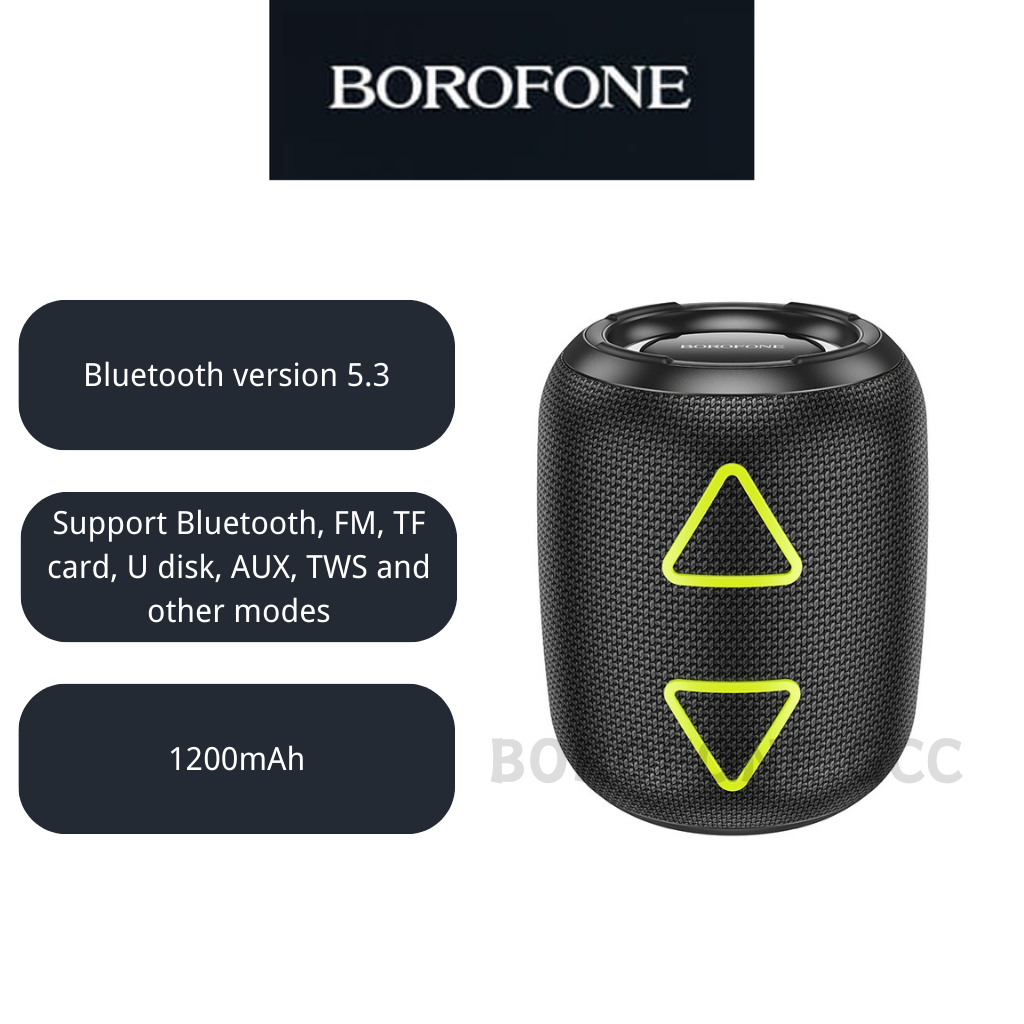 BOROFONE BR36 Lucy Sports TWS Bluetooth 5.3 Speaker Support TF Card | Shopee Malaysia