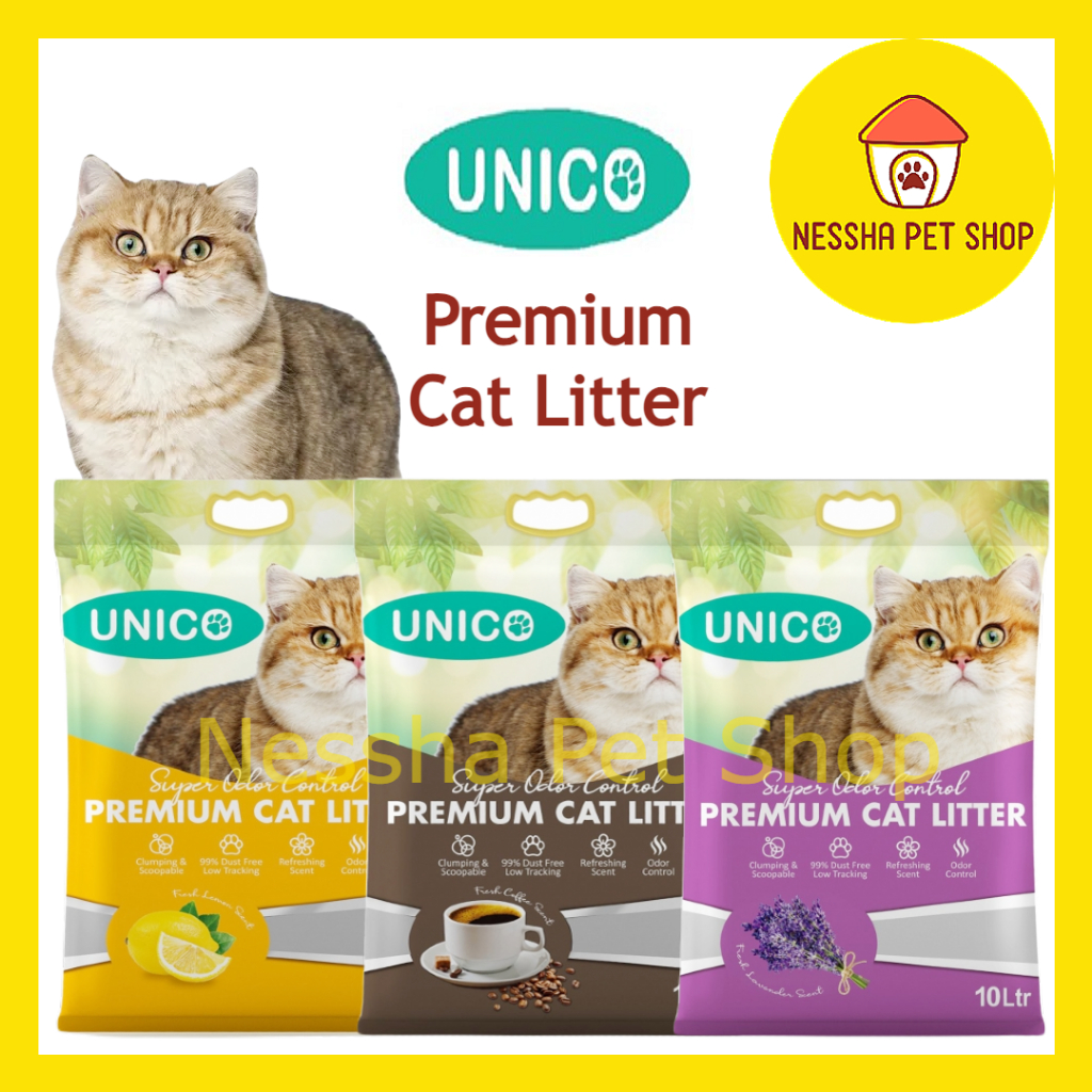 UNICO BENTONITE CAT LITTER (10L) | Shopee Malaysia