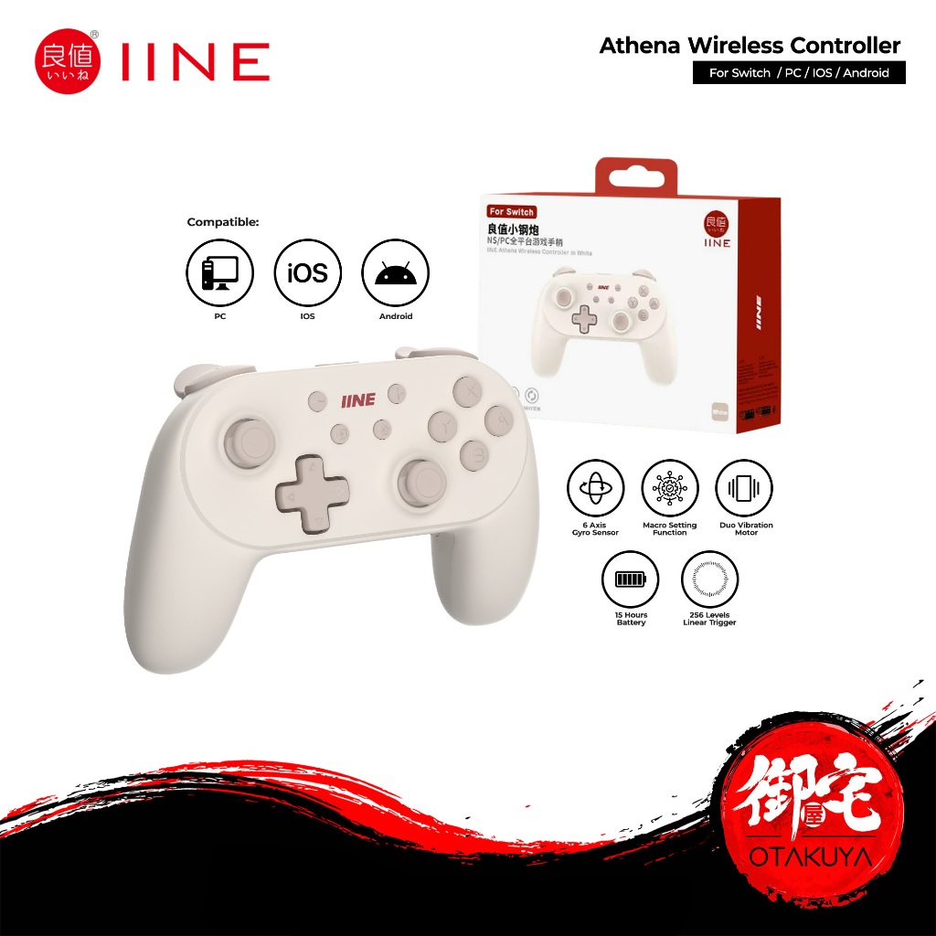 IINE Athena Wireless Controller Hall Effect Wake Up Controller For ...