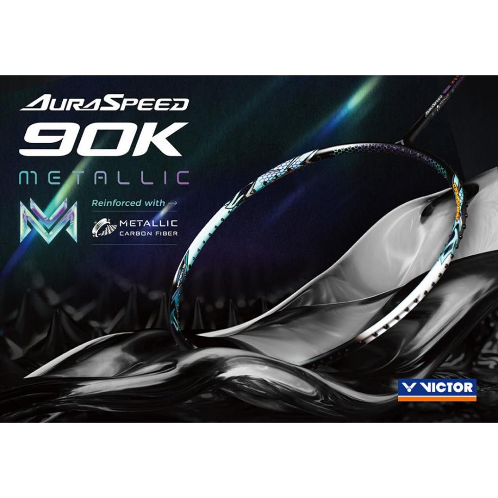 Victor Auraspeed 90k Metallic Attacking Badminton Racket [Free String ...