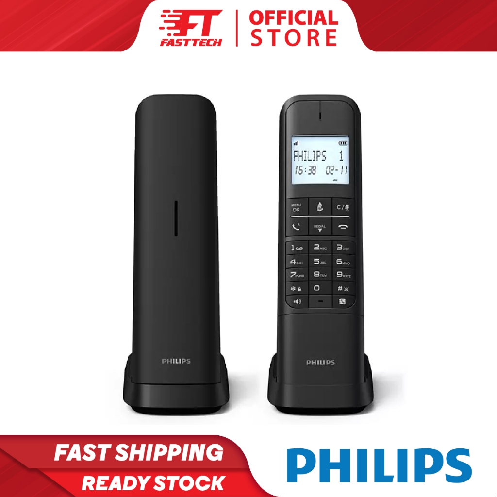 PHILIPS M470 DUO Designer DECT Cordless Home Office Maxis Time TM Unifi ...