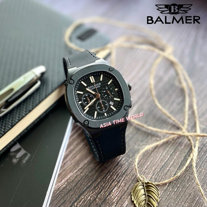 [Original] Balmer 8823G BK-4 Chronograph Sapphire Men's Watch with ...