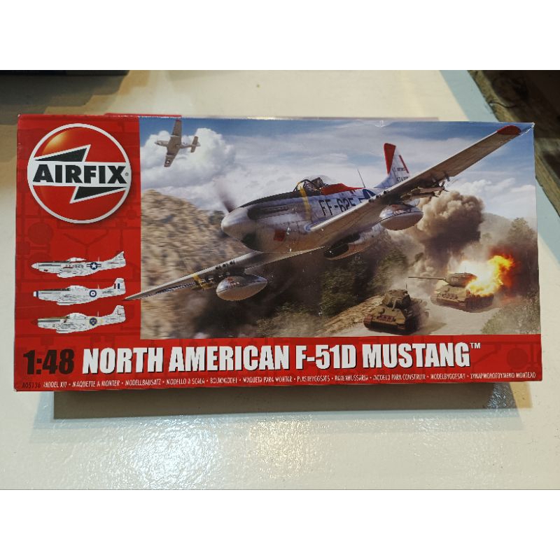 AIRFIX A05136 North American F-51D mustang 1/48 | Shopee Malaysia