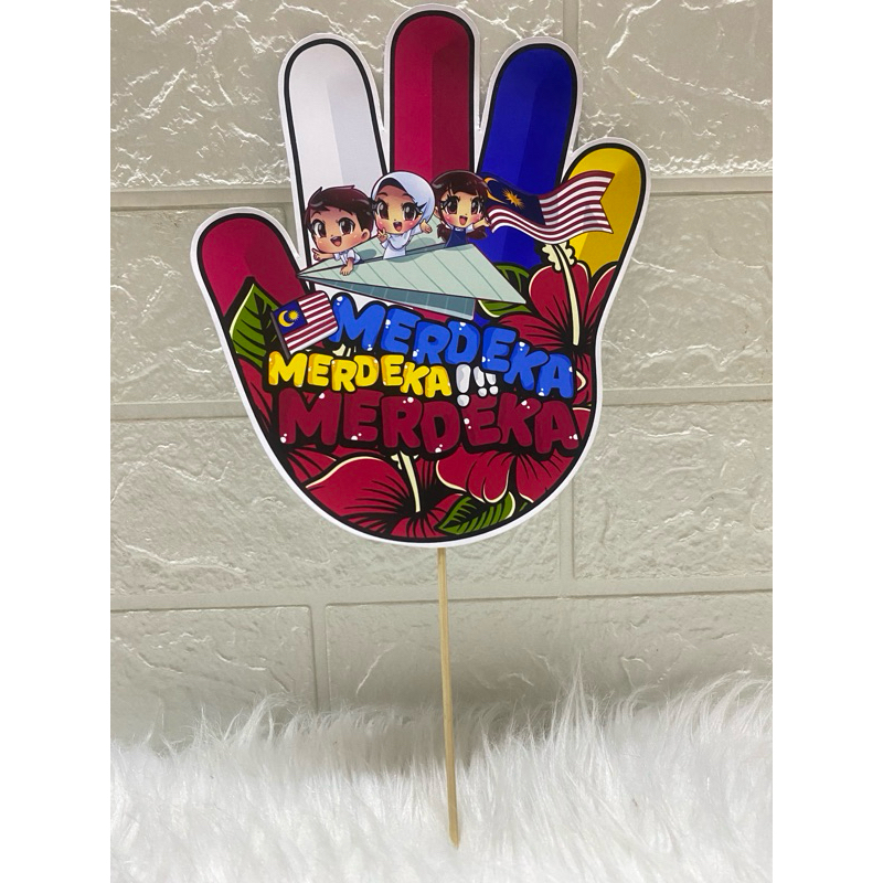 Tangan Merdeka 2024 / Lambaian Merdeka (Props Merdeka) | Shopee Malaysia