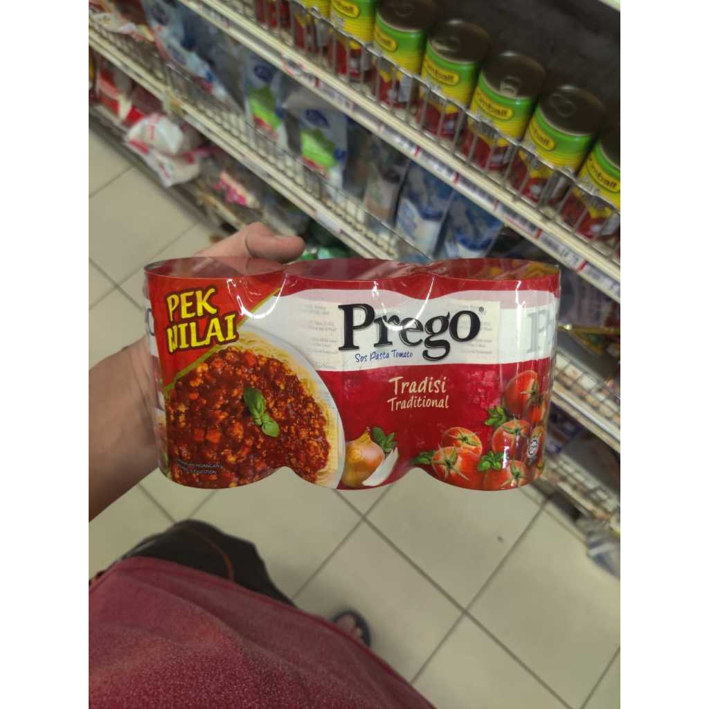 PREGO Traditional Paste Sauce 3 Packets 300g - Sos Prego Tradisional ...