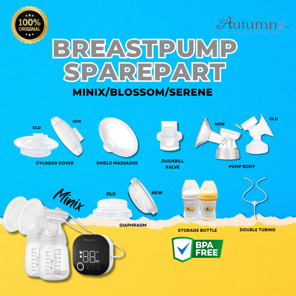 AUTUMNZ BREASTPUMP SPAREPART MINIX/SERENE/BLOSSOM (Valve / Diaphragm ...