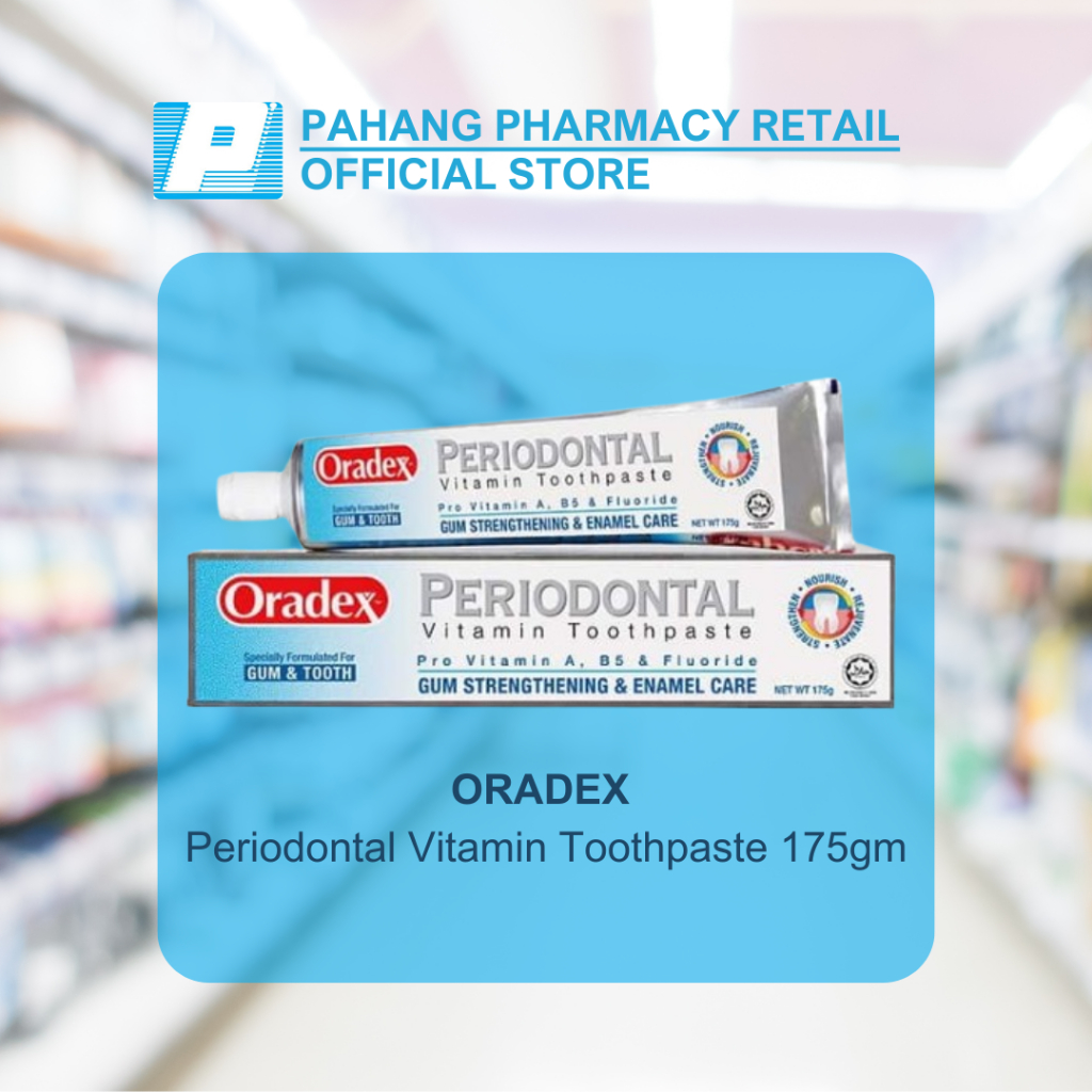 ORADEX Periodontal Vitamin Toothpaste 175gm | Shopee Malaysia