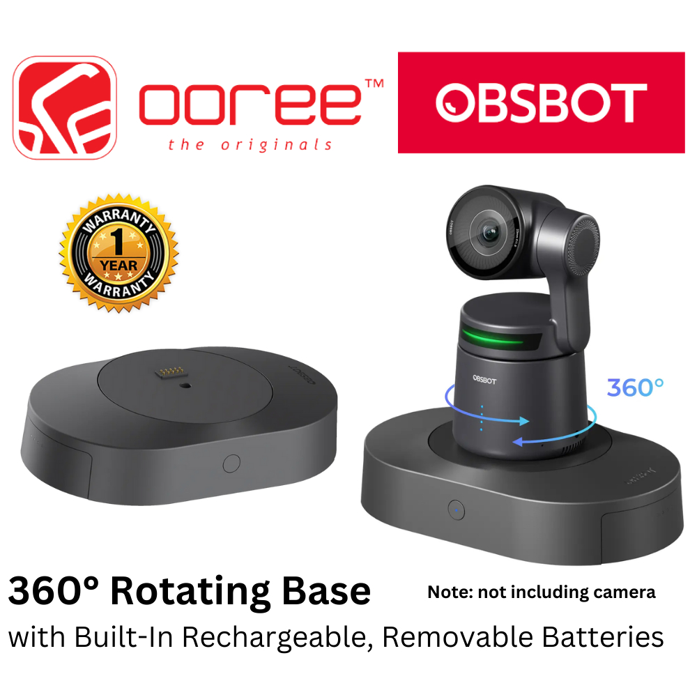 OBSBOT 360° ROTATION BASE CHARGING BASE PLAY-MORE COMBO WITH 2 BUILT IN ...