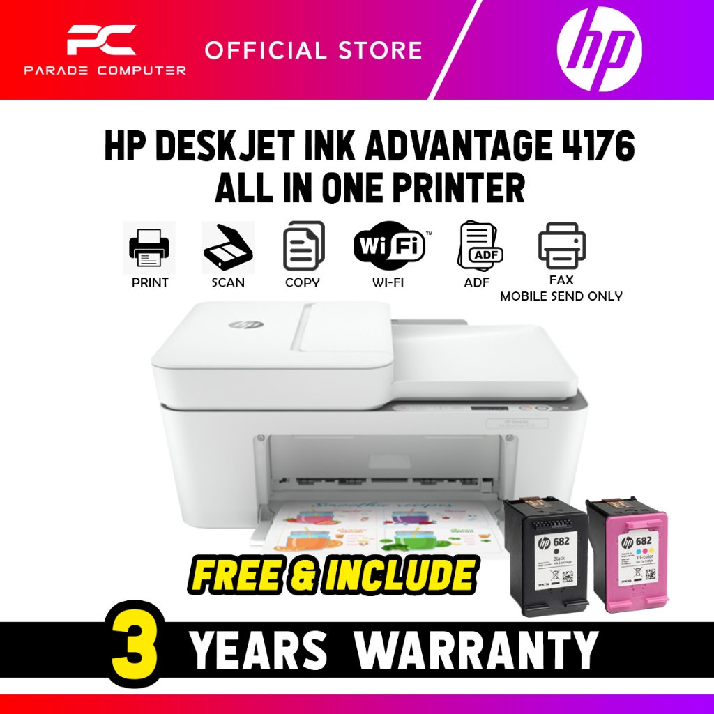 HP DESKJET INK ADVANTAGE 4176 ALL-IN-ONE PRINTER [PRINT | SCAN | COPY ...