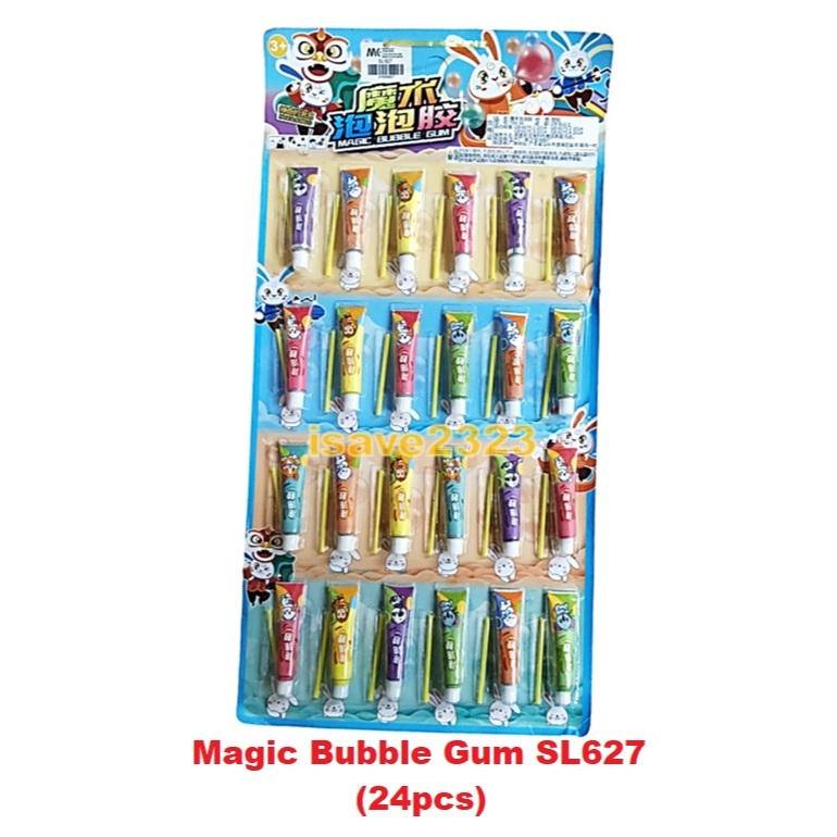 Childhood Game - Magic Bubble Gum Blowing Bubble Balloons SL627 (24pcs ...