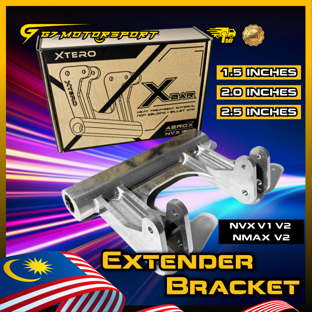 NVX155 V1 V2 NMAX V2 Heavy Duty Xgegar Extender Engine Bracket 1.5inci ...