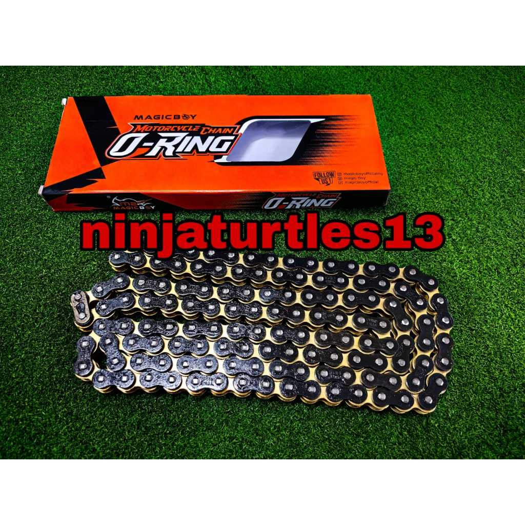 magic boy oring chain black gold chain rantai emas hitam 415 415-132L ...