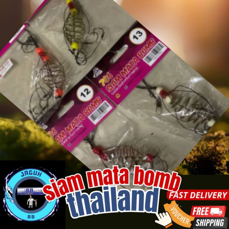 1×pcs 706 siam mata bomb spring fishing made in Thailand | Shopee Malaysia