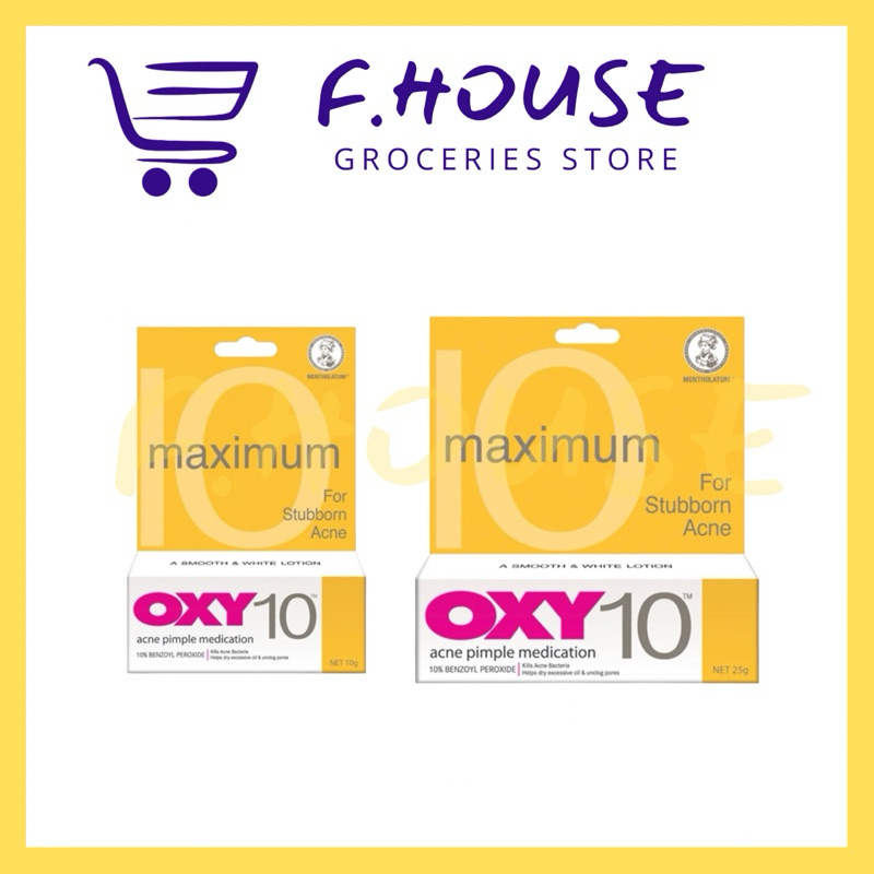 OXY 10 Acne Pimple Medication (10g/25g) | Shopee Malaysia