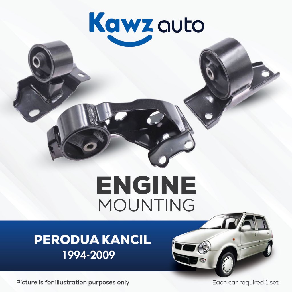 Kawz Auto Engine Mounting Set Perodua Kancil (1994-2009) | Shopee Malaysia